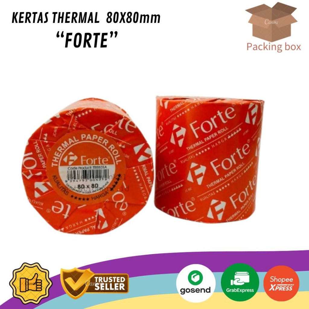 Jual Kertas Thermal 80 x 80 FORTE | Shopee Indonesia