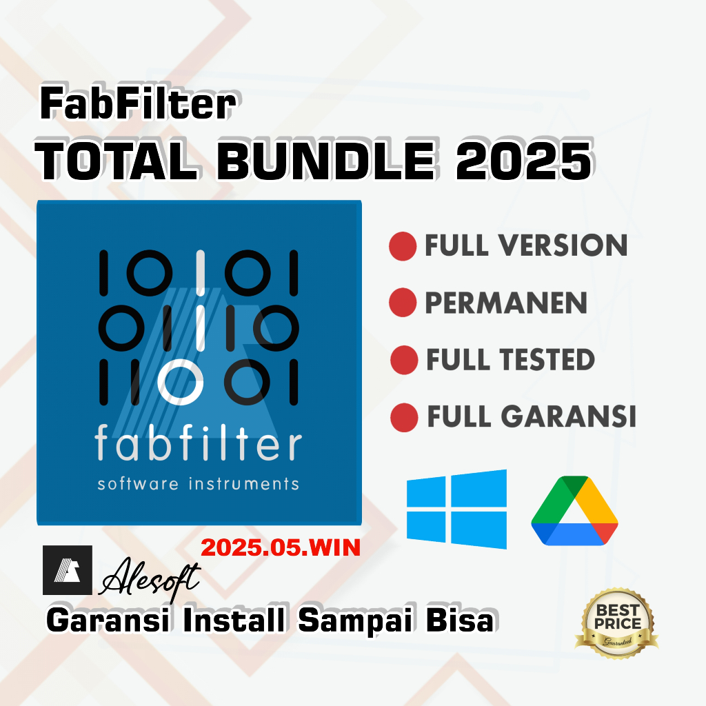 Jual FabFilter Total Bundle 2025 Full Version WIN + Video Cara Install | Shopee Indonesia