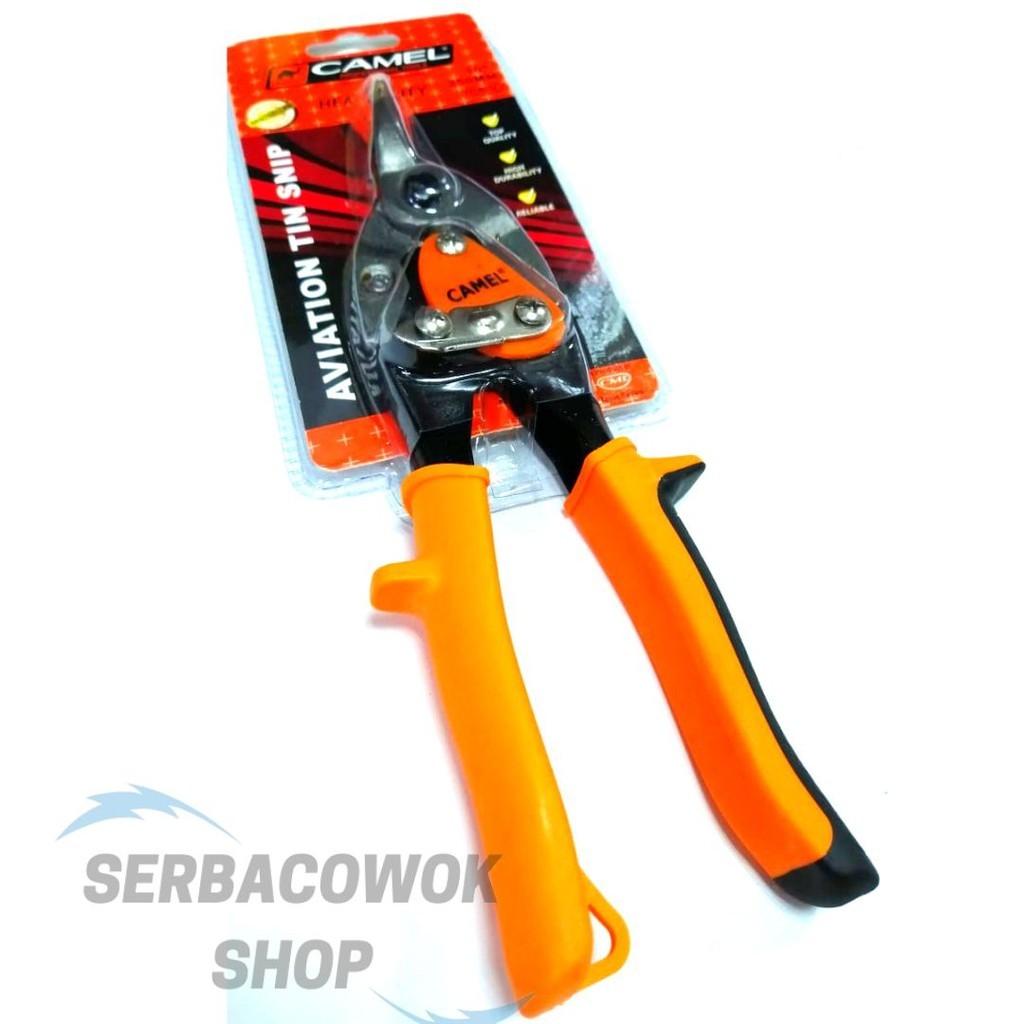Jual CAMEL Gunting Hollow Heavy Duty Gunting Baja Ringan Gunting Seng ...