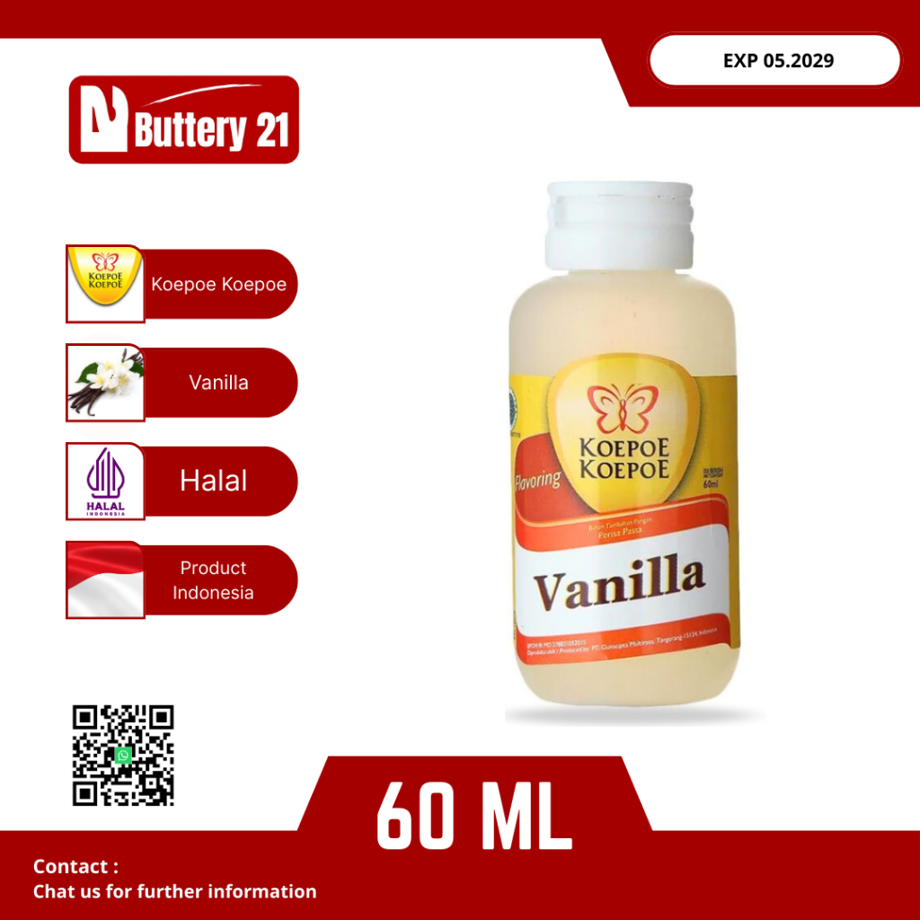 Jual KOEPOE KOEPOE PERISA PASTA VANILLA 60 ML/KOEPOE PASTA VANILLA 60 ...