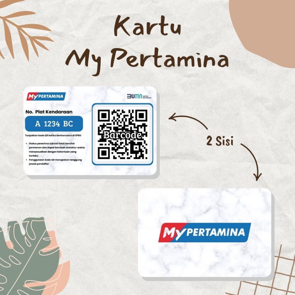 Jual CETAK KARTU MY PERTAMINA / BARCODE MY PERTAMINA | Shopee Indonesia