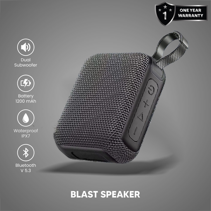 Jual Speaker Bluetooth 5.3 Mini Super Bass Music Box Full Bass Portabel ...