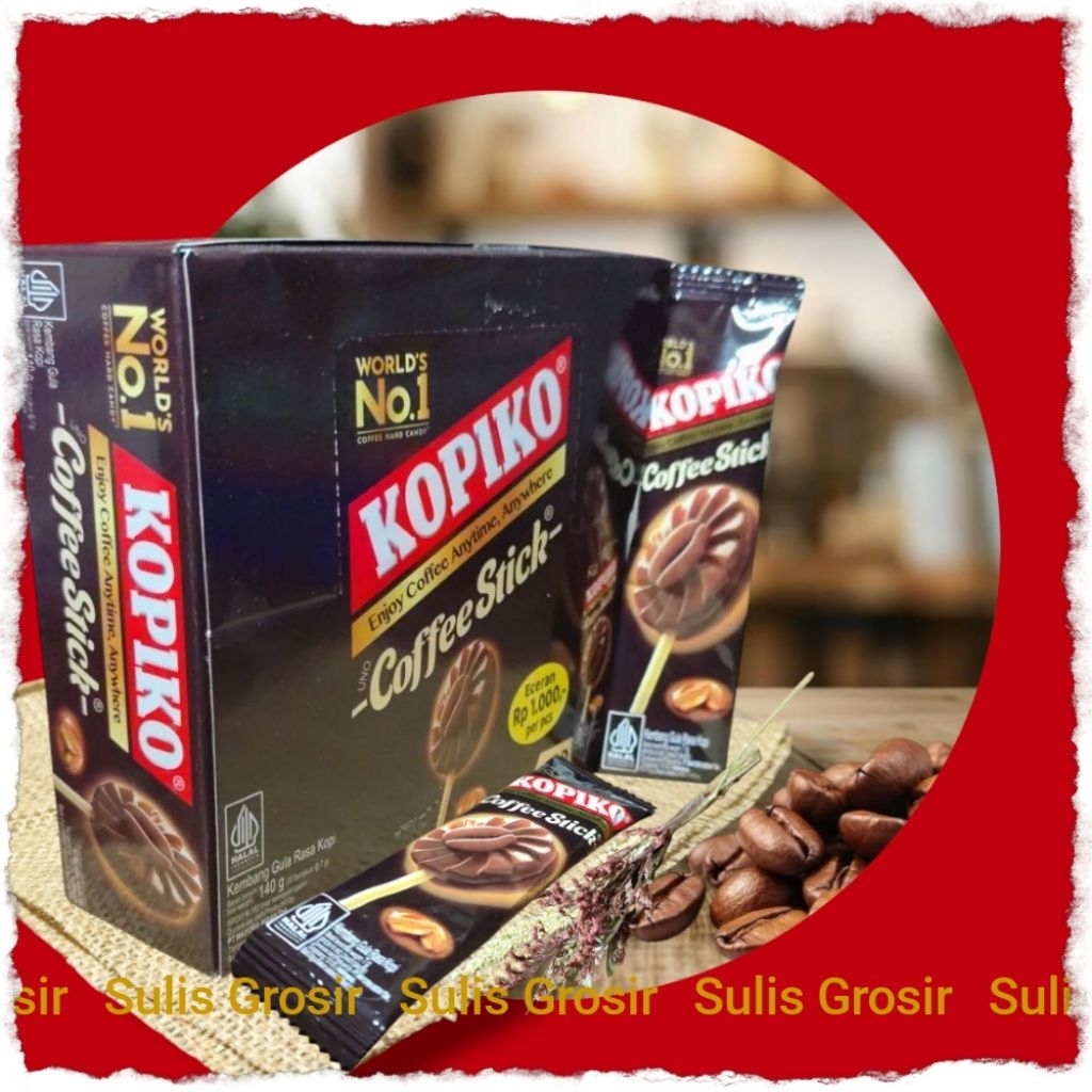 Jual Kopiko Coffee Stick Permen Lollipop Per Box Isi 20 pcs | Shopee ...