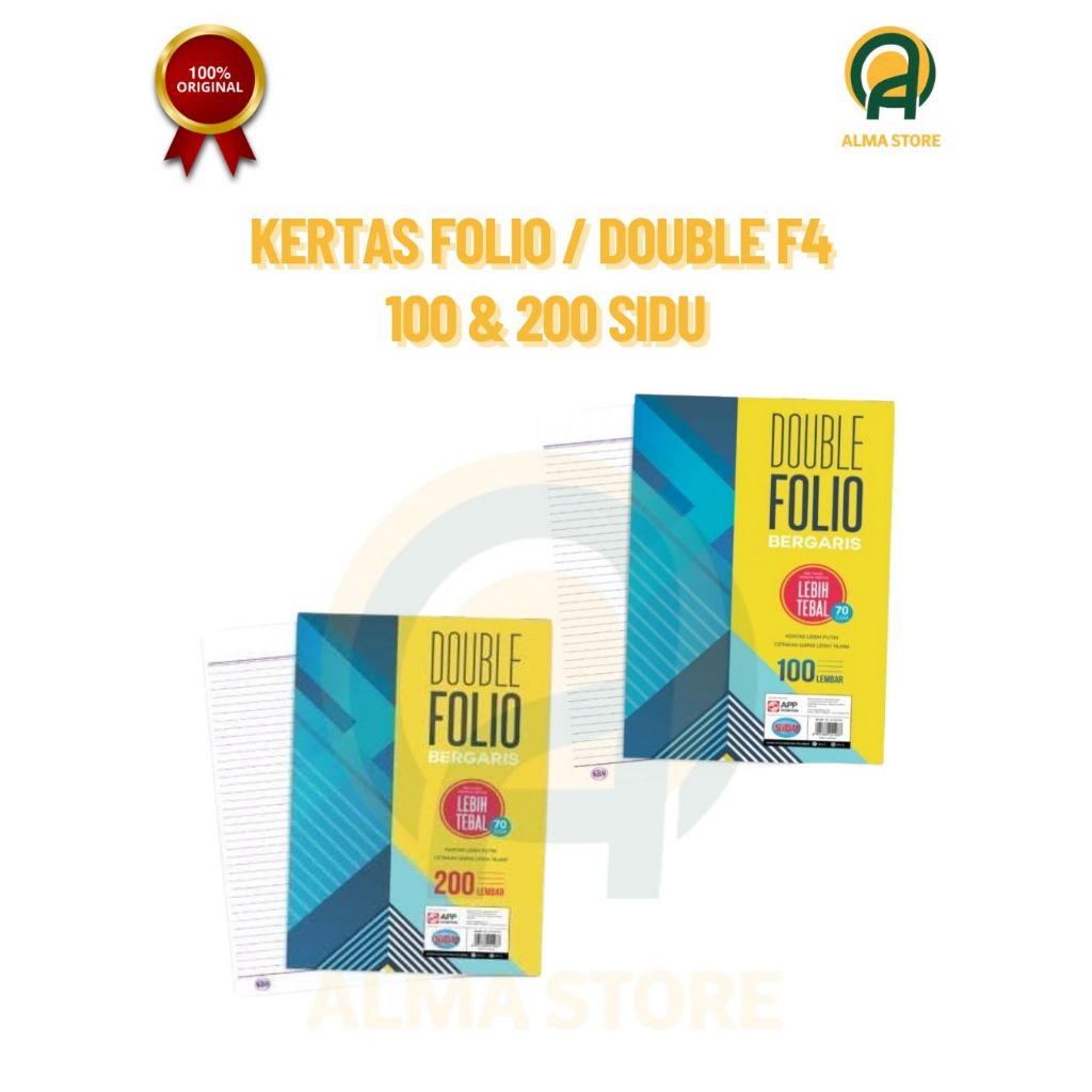Jual Kertas Folio Bergaris / Double F4 100 & 200 Sidu | Shopee Indonesia