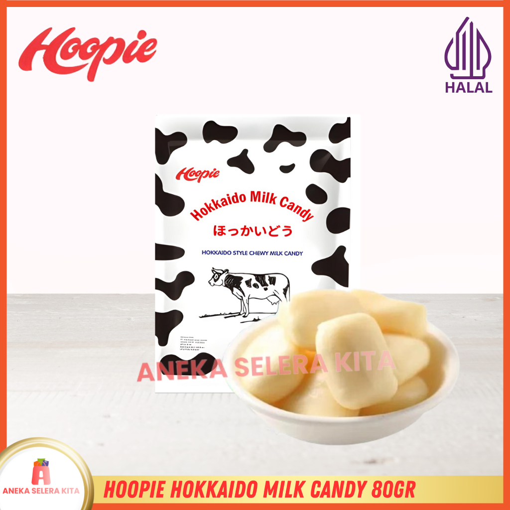 Jual Hoopie Permen Susu Hokkaido Milk Candy Halal 80g | Shopee Indonesia