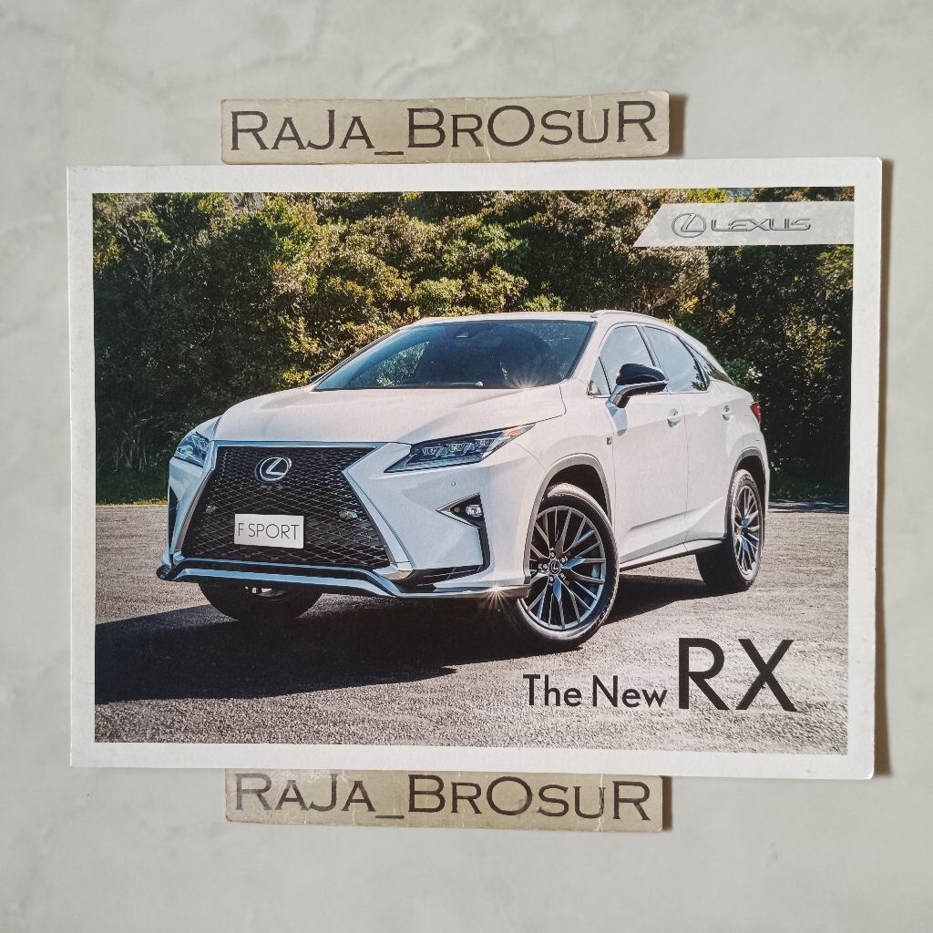 Jual Poster brosur katalog leaflet Lexus RX 200 RX200 T Luxury 4x2 A/T ...