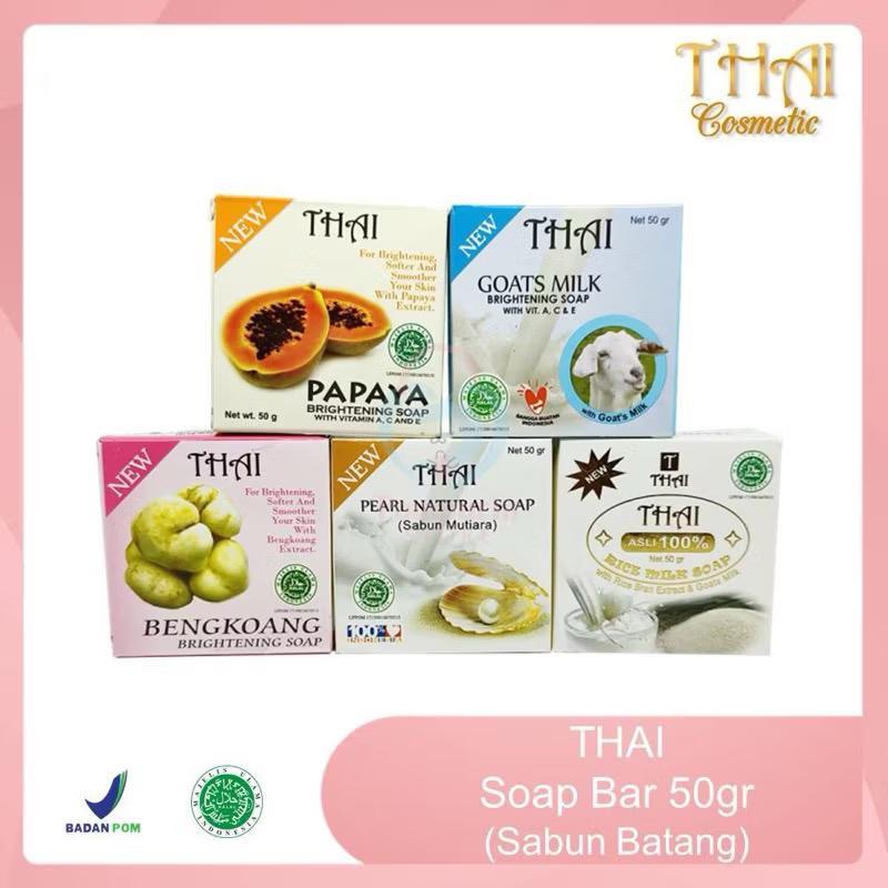 Jual THAI BAR SOAP 50gr Anti-sweat Sabun Goats Milk || Rice Milk ...