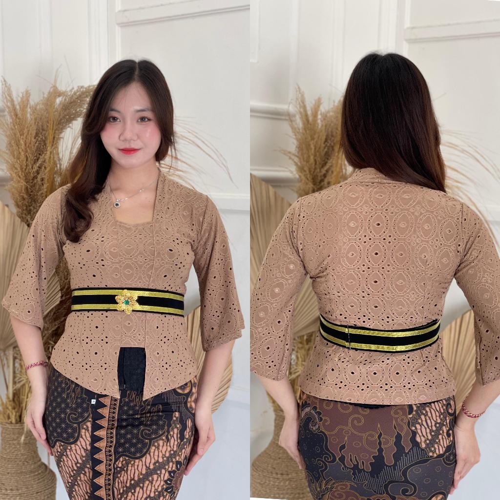 Jual LUNA SERIES /KEBAYA JADI LENGAN LONCENG /BAHAN MELAR /BAHAN KNIT ...