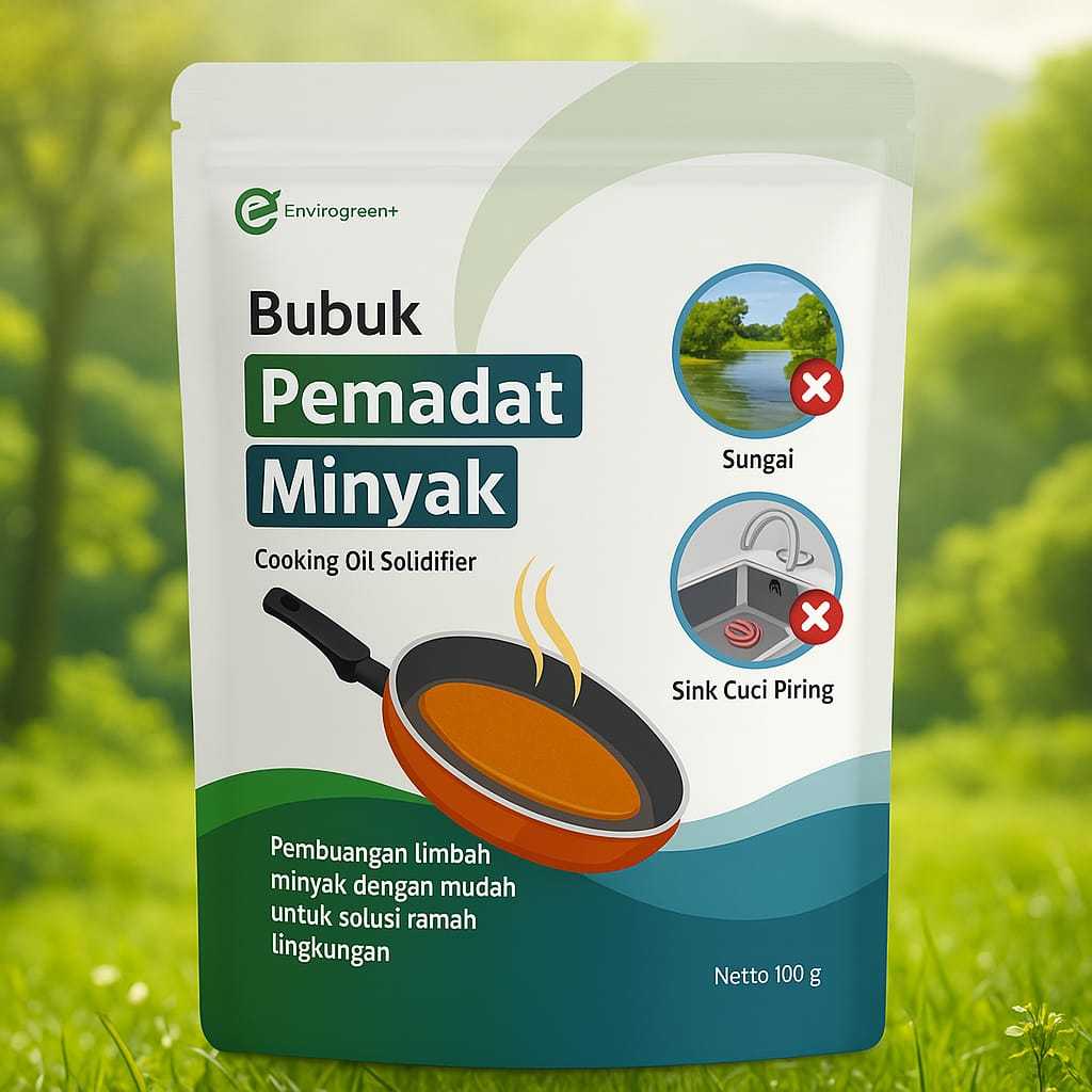 Jual Envirogreen+ Cooking Oil Solidifier - Bubuk Pemadat/Pengeras ...