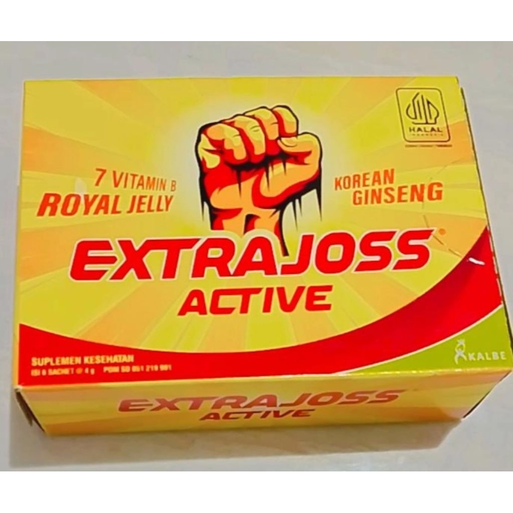 Jual Extrajoss Active Sachet Isi 6 Sachet 4 Gram | Shopee Indonesia