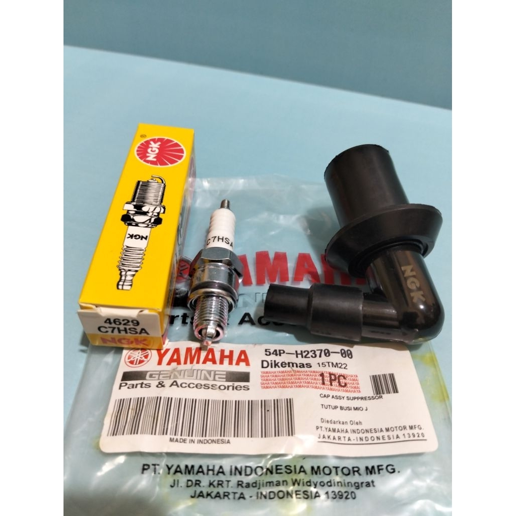 Jual Cop Busi Cangklong Tutup + Busi Mio J GT Soul Gt Mio M3 54P(paket ...