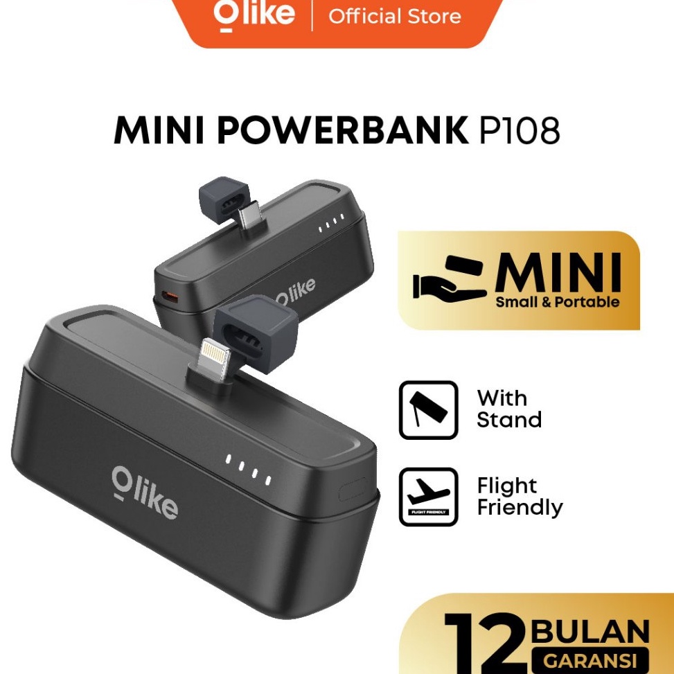 Jual KODE D73O OLIKE Powerbank Mini P18 45mAH Dual Output Charging Port TypeC Lighting LED Power ...