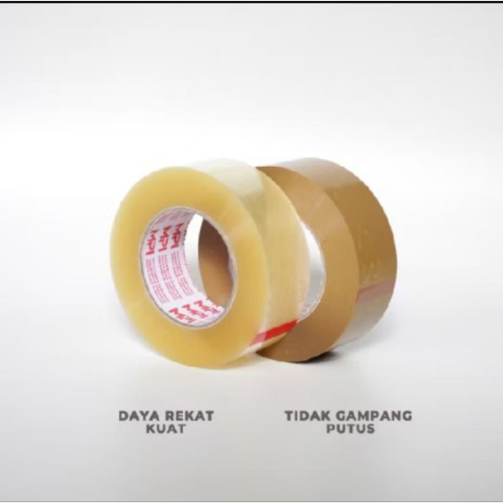 Jual [HAVEN] Lakban Bening / Lakban Coklat 45mm x 200 Yard Master Pack ...