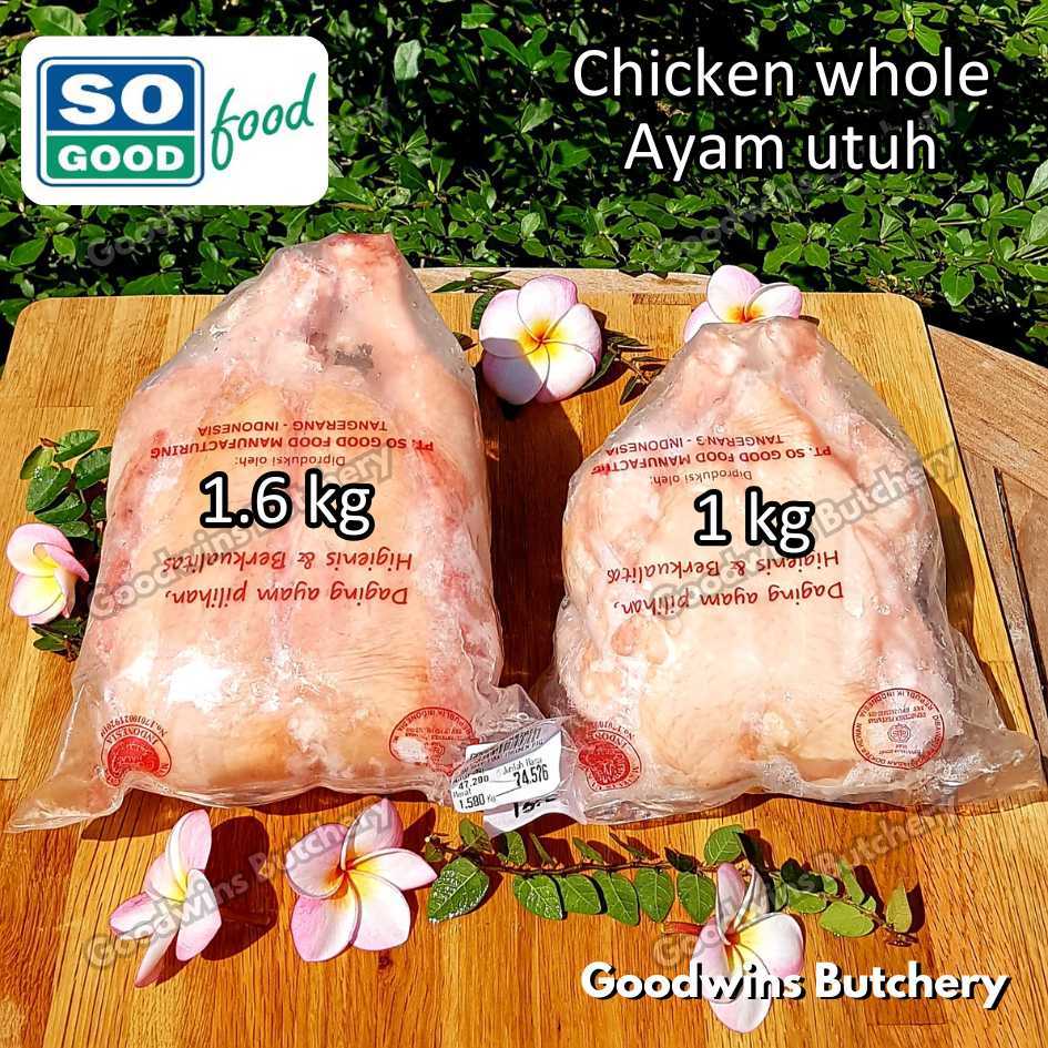 Jual Ayam SoGood CHICKEN WHOLE frozen | ayam utuh bekakak spatchcock ...
