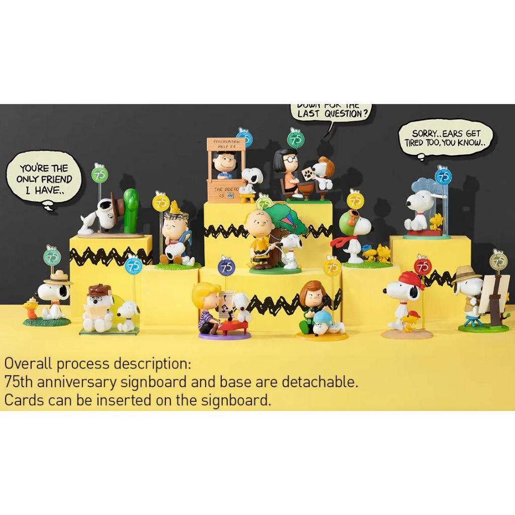 Jual Peanuts 75th Anniversary Snoopy Comic Life Series (PopMart ...
