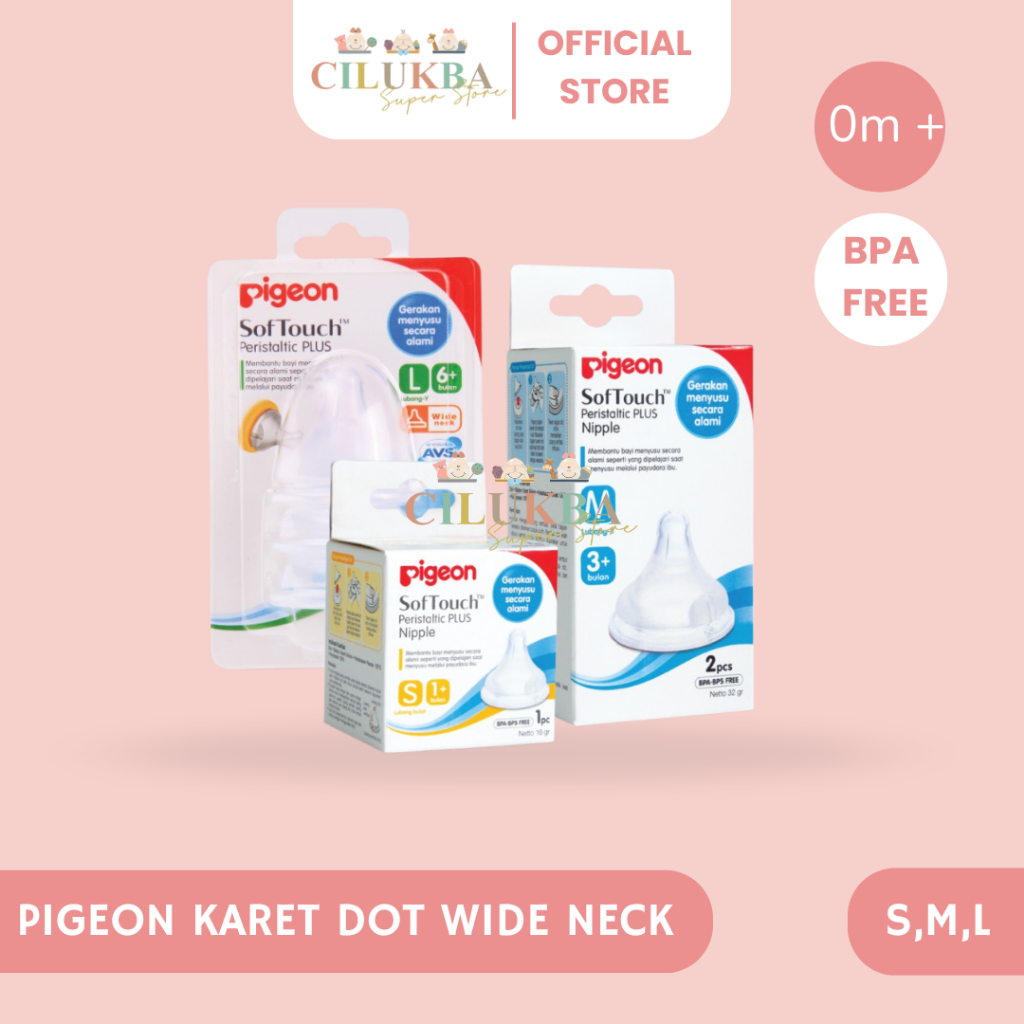 Jual PIGEON KARET DOT BOTOL WIDE NECK | KARET DOT | NIPPLE | DOT BAYI ...