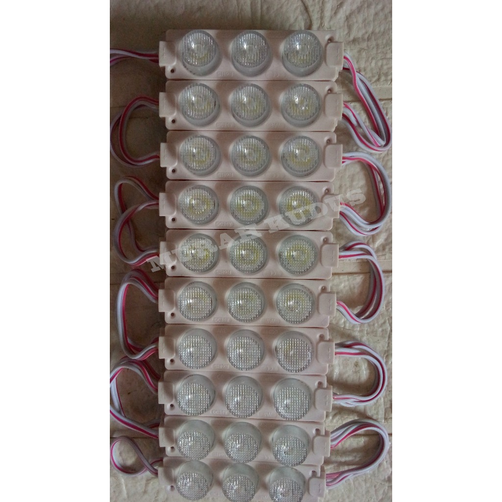 Jual LAMPU LED MODUL 3 MATA TIPE B3030 3W 24VOLT PUTIH | Shopee Indonesia