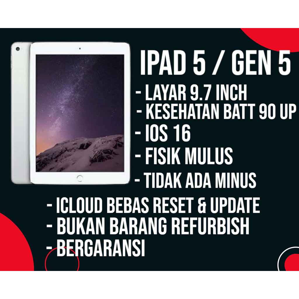 Jual IPAD 5 WIFI 128 GB | Shopee Indonesia