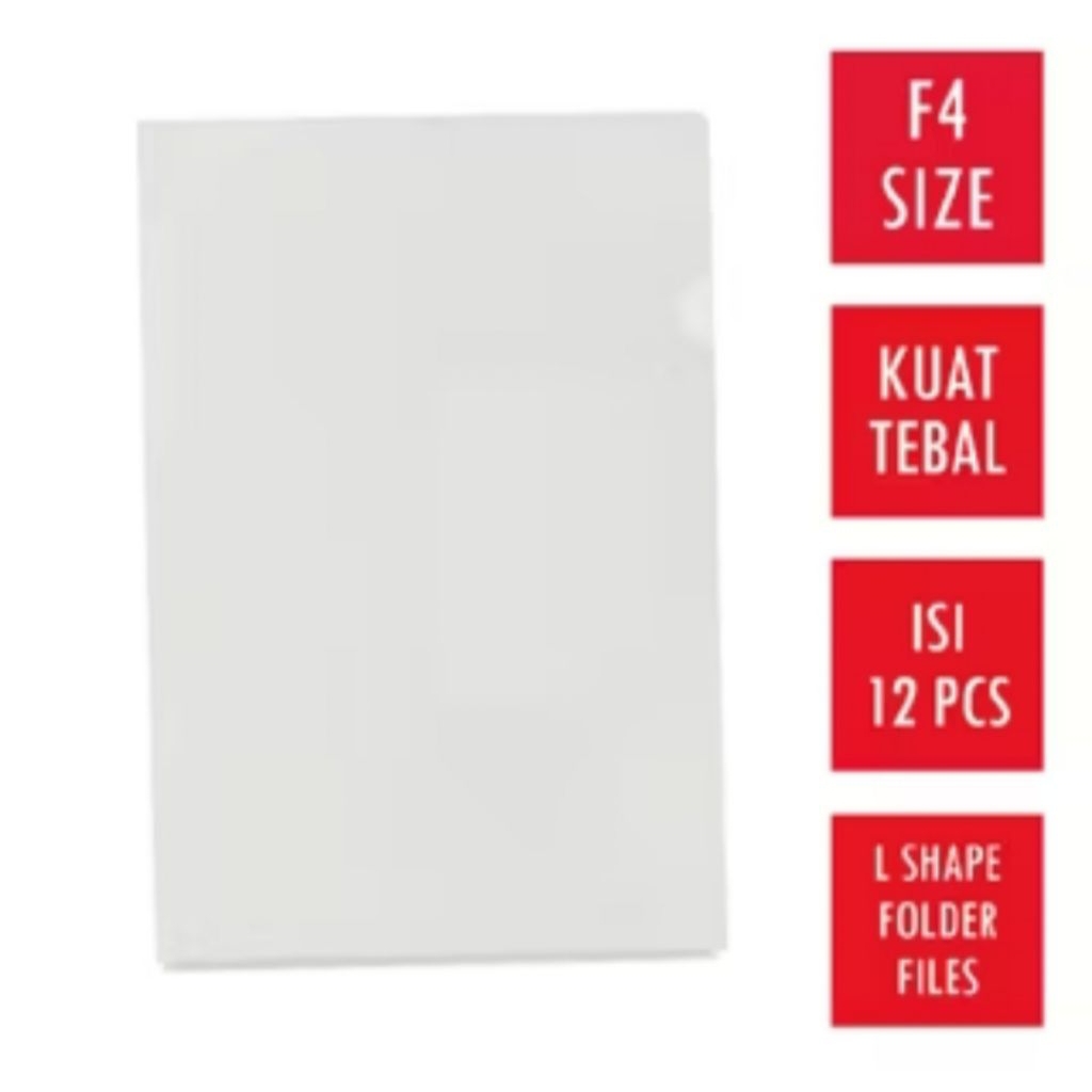 Jual map L f4 folio map bening cpp map transparan | Shopee Indonesia