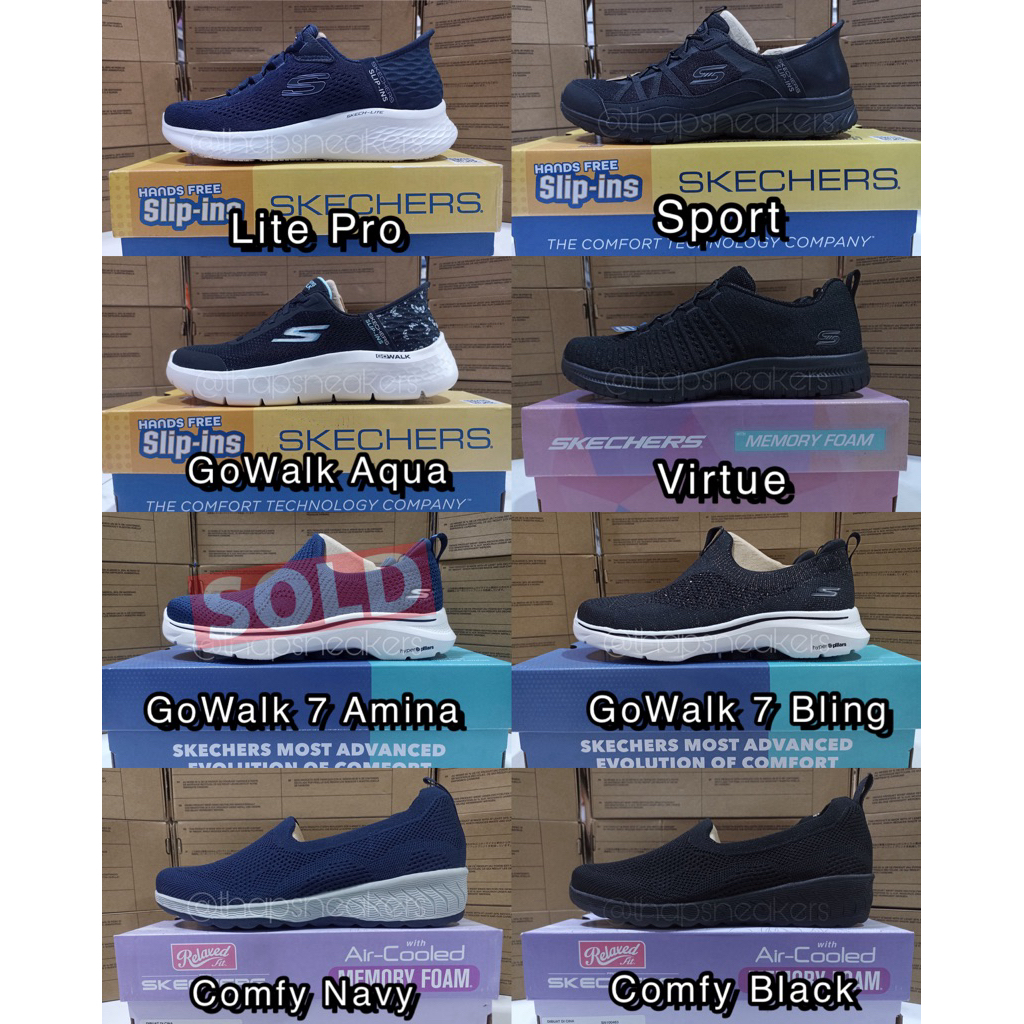 Jual Sepatu Skechers Wanita Slip On Original PT MAP Resmi (4) | Shopee ...