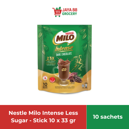 Jual Milo Intense Less Sugar (10 Sachets) | Shopee Indonesia