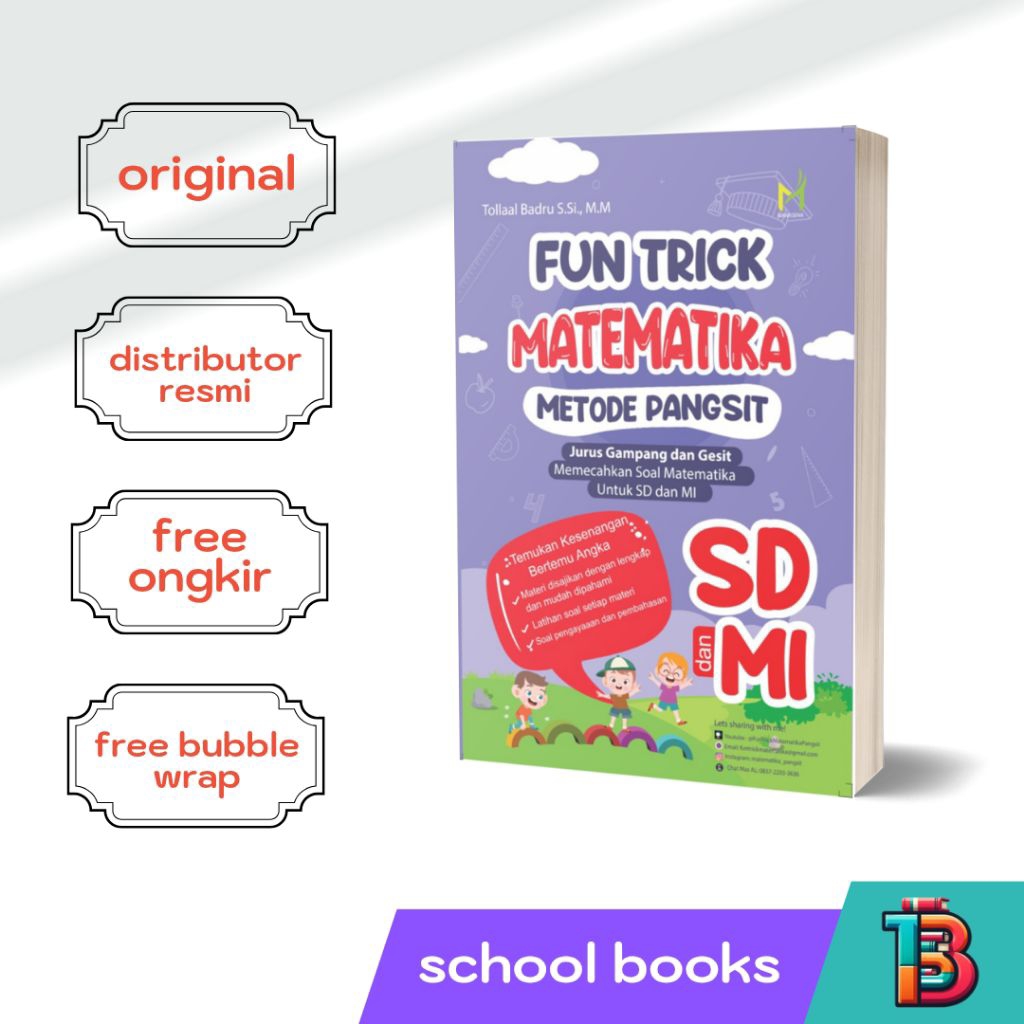 Jual Buku Fun Trick Matematika SD dan MI Metode Pangsit Jurus Gampang ...