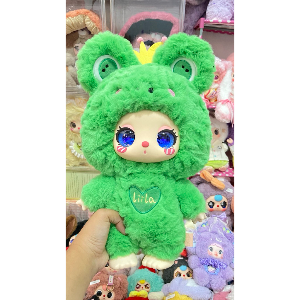 Jual LILLA ZOO 600% FROG MATA AIR BIRU|Blindbox | Shopee Indonesia