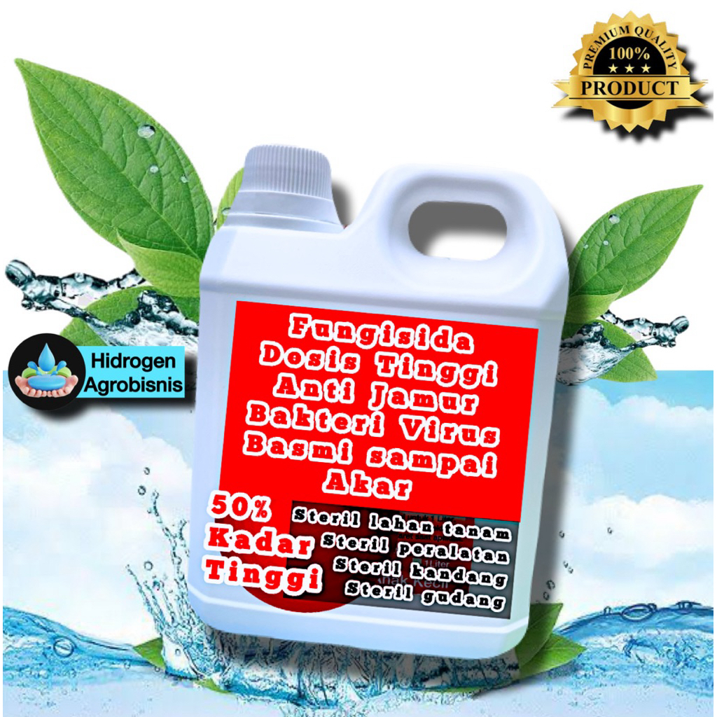 Jual Desinfektan Botol KOTAK Fungisida Anti Jamur Dosis Tinggi 1 Liter ...