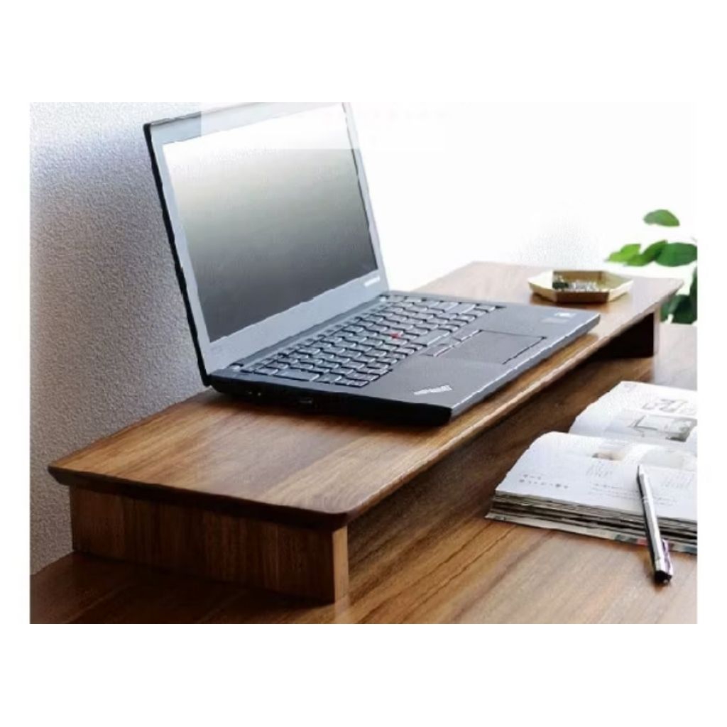 Jual Meja monitor kayu jati solid, berkualitas | Shopee Indonesia
