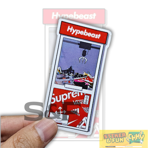 Jual Stiker Sticker Vinyl Laminasi SUPREME VENDING MACHINE | Shopee ...