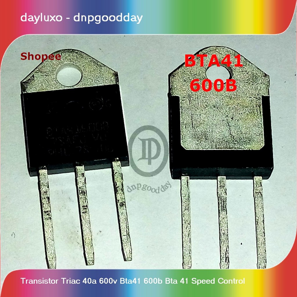 Jual transistor triac 40a 600v bta41 600b bta 41 speed control | Shopee Indonesia