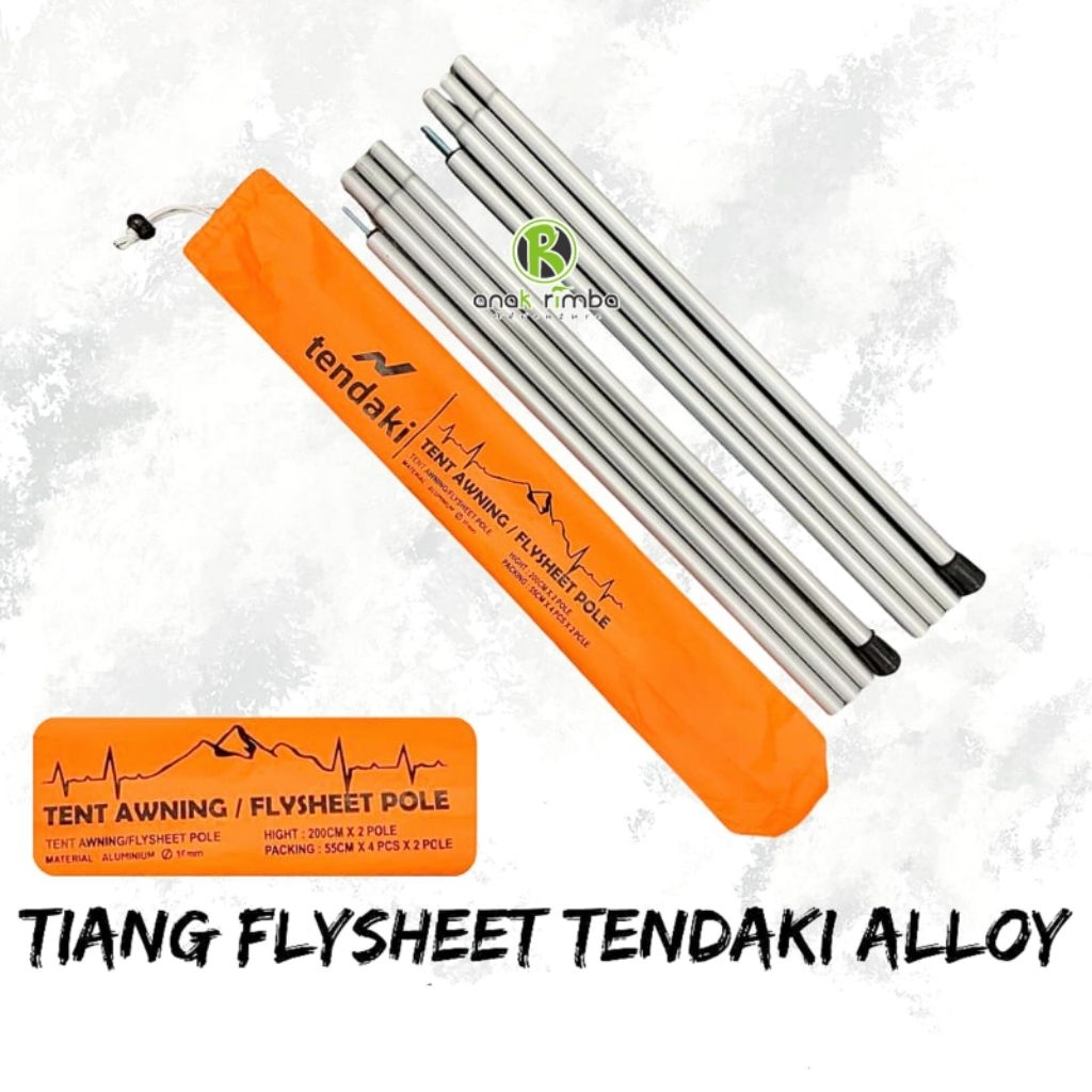 Jual TIANG FLYSHEET TENDAKI BAHAN ALLOY TIANG BIVAK TENDA | Shopee ...