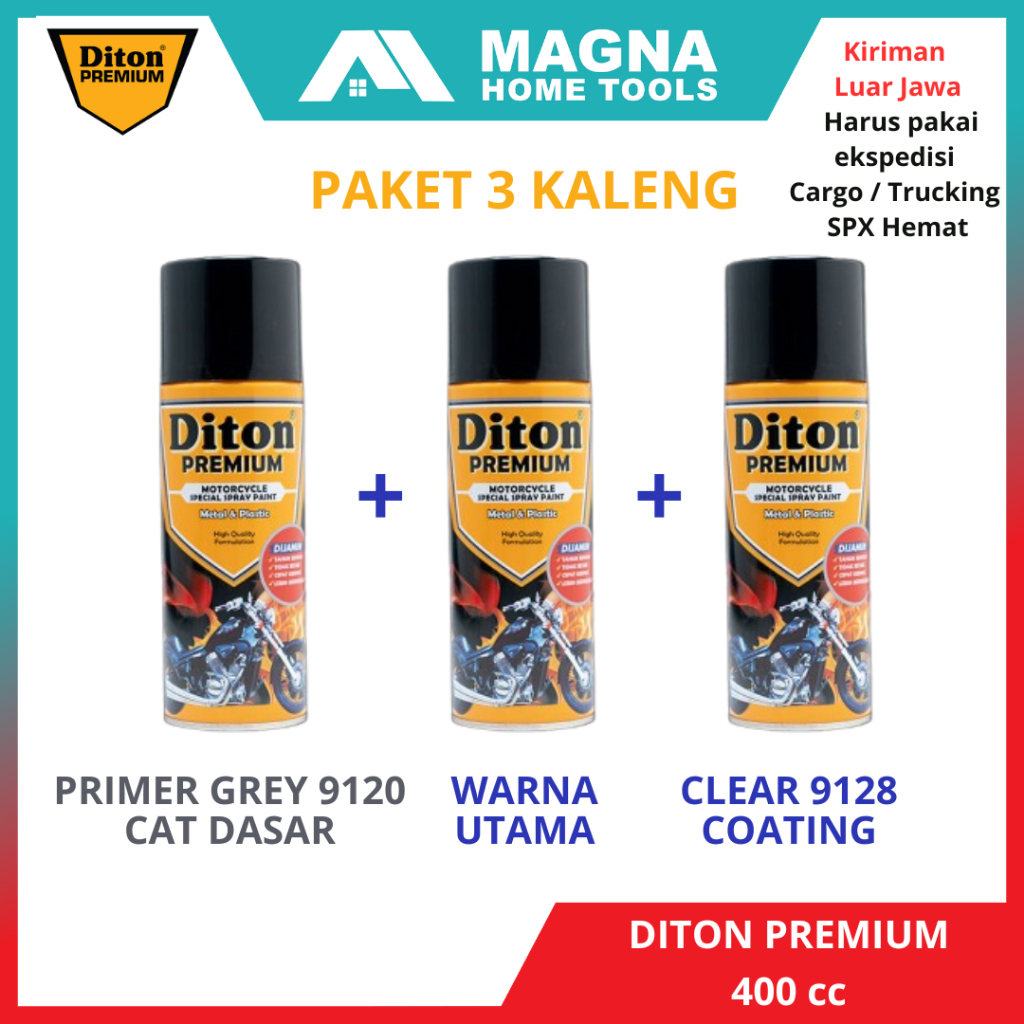 Jual CAT SEMPROT PILOK/PILOX MOTOR DITON PREMIUM 400CC HITAM KILAP ...