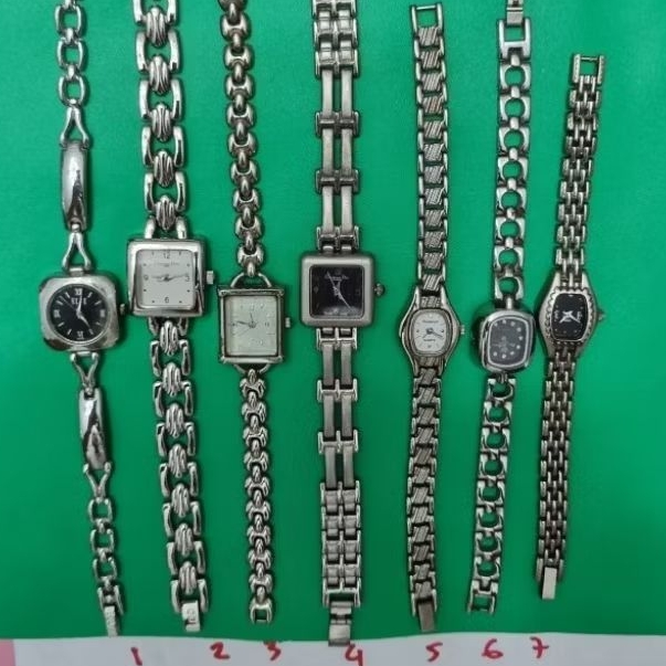 Jual jam tangan arloji rantai fashion wanita RANTAI SILVER VINTAGE ...