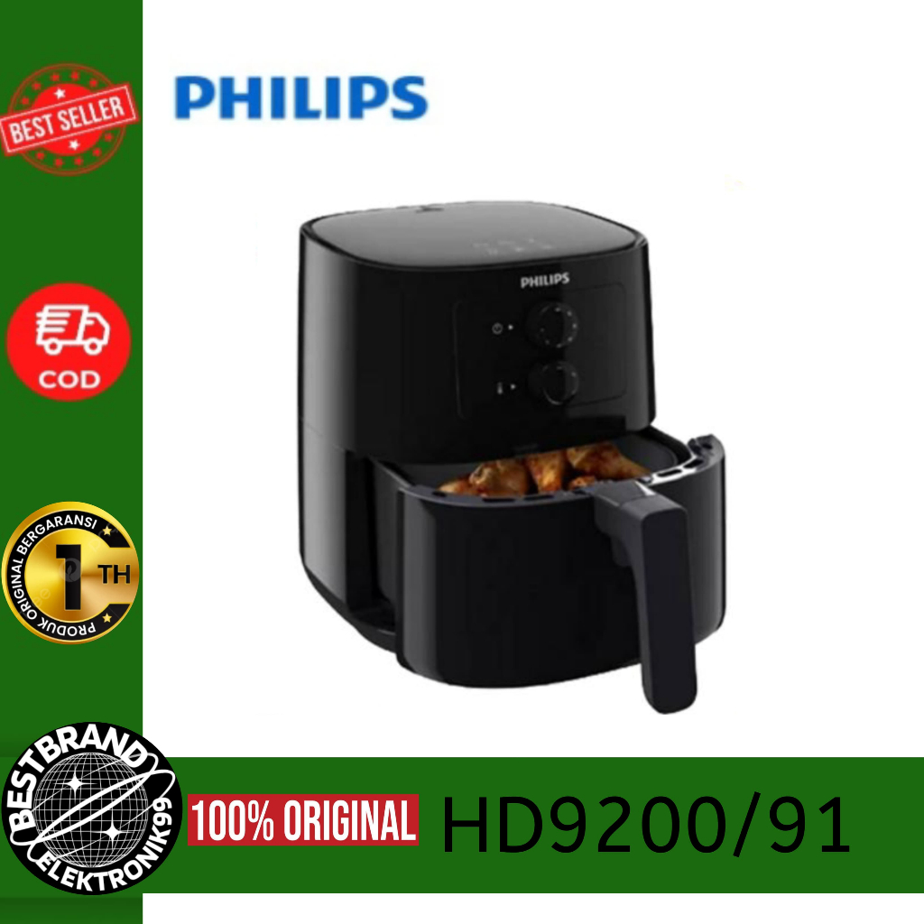Jual PHILIPS HD9200/91 AIR FRYER ANALOG LOW WATT HD9200 | Shopee Indonesia