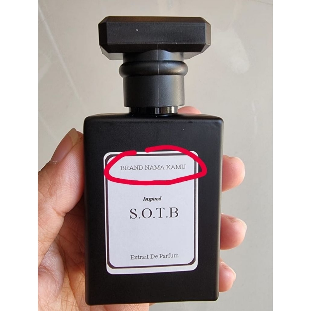 Jual SOTB Botol chanel hitam 35ml dengan sticker merk | Shopee Indonesia