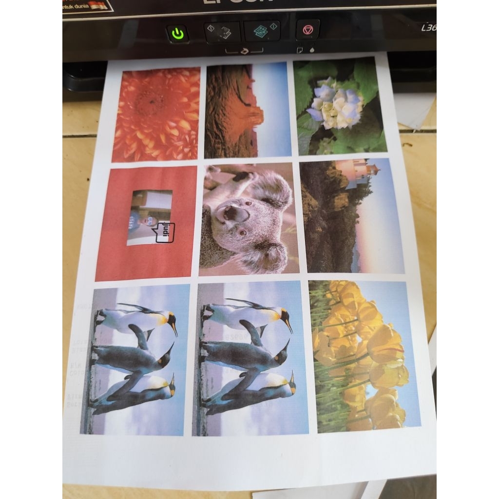 Jual Print scan copy Epson L360 mesin normal minus hasil nozle ada ...
