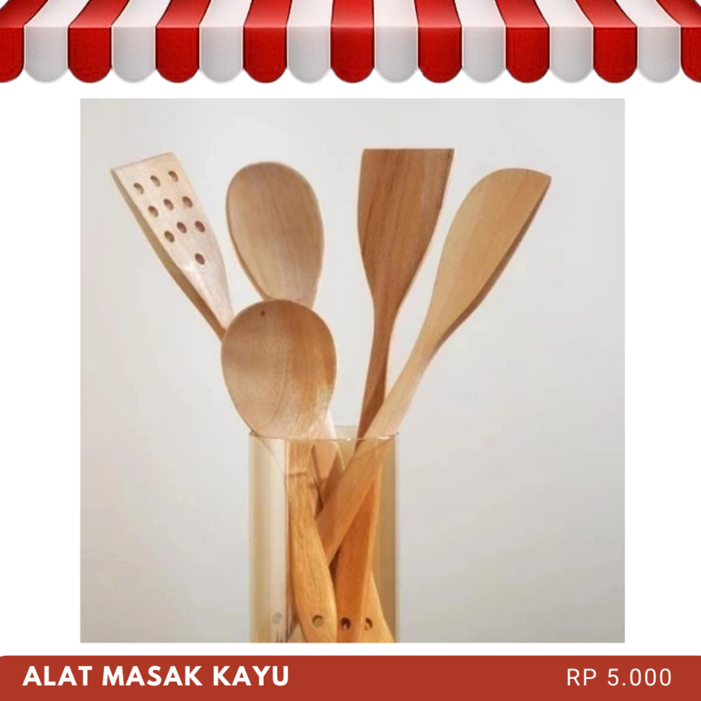 Jual Spatula Kayu Mahoni Sutil Kayu Solet Kayu Irus Spatula Kayu Mahoni ...