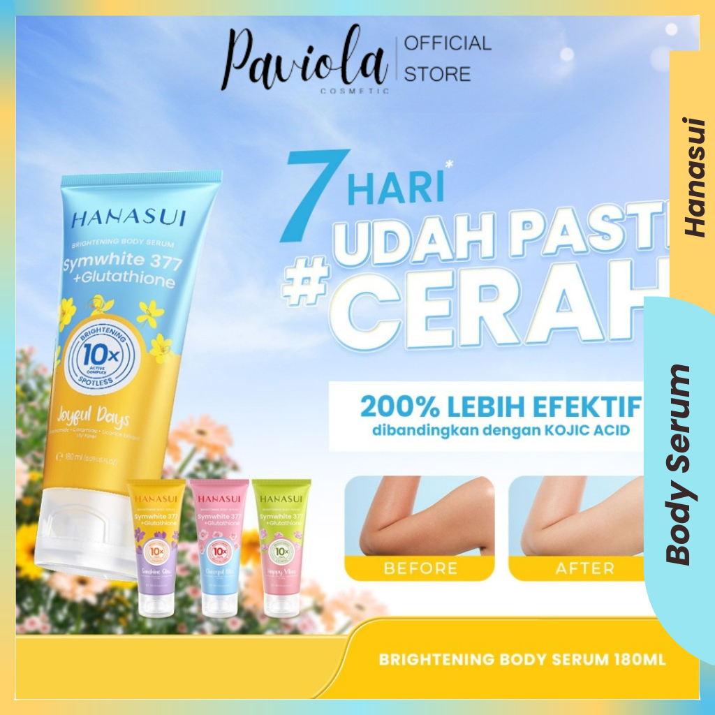 Jual Hanasui Brightening Body Serum - Body Serum With Symwhite377 ...