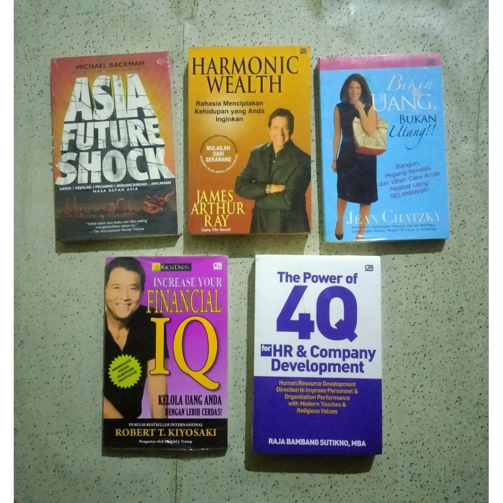 Jual Buku Bisnis - Motivasi; ASIA FUTURE SHOCK, HARMONIC WEALTH, Bikin ...