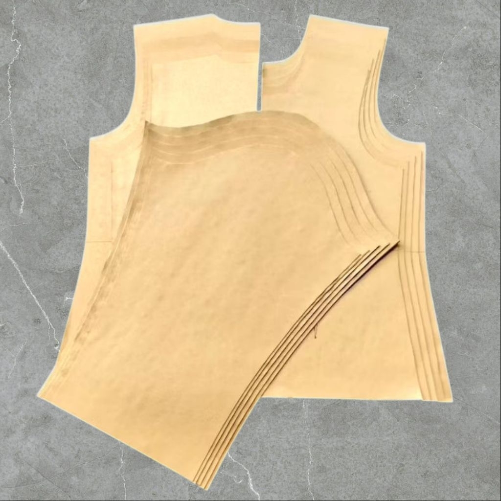 Jual Pola Dasar Baju Wanita 5 Ukuran Kertas Tebal Kumplit | Shopee Indonesia