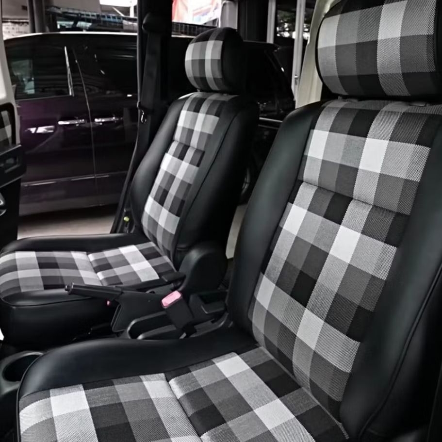 Jual Bahan Kain Jok Mobil tartan Hitam Abu (stok terbatas) | Shopee ...