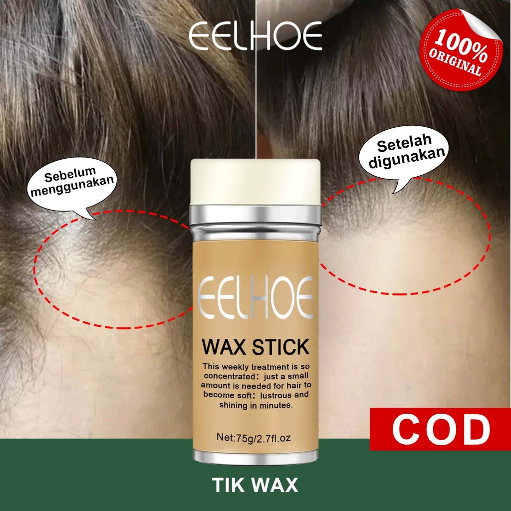 Jual Eelhoe【Beli 2 Gratis 1/COD】Hair Wax Stick 75g Wax Stick Styling ...