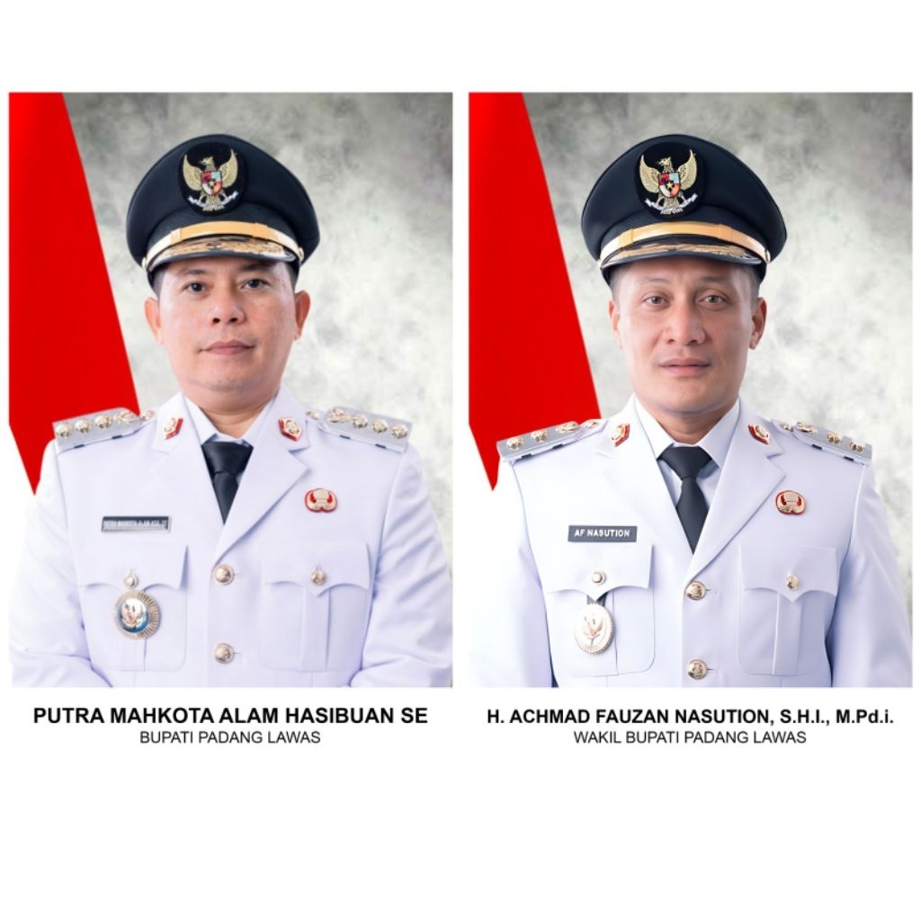 Jual Cetak Poster Bupati Padang Lawas dan Wakil Bupati Padang Lawa ...