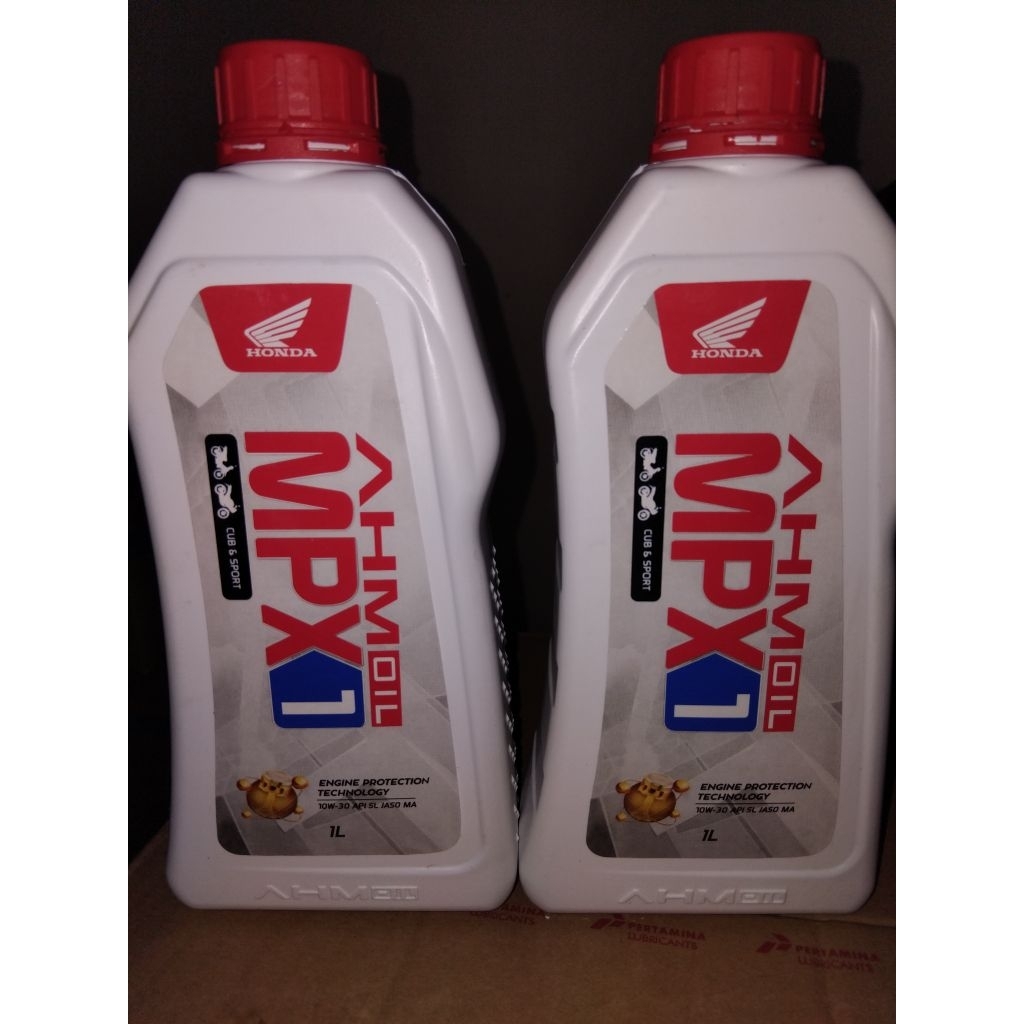 Jual OLI AHM MPX 1 10W-30 API SJ JASO MA 1L | Shopee Indonesia