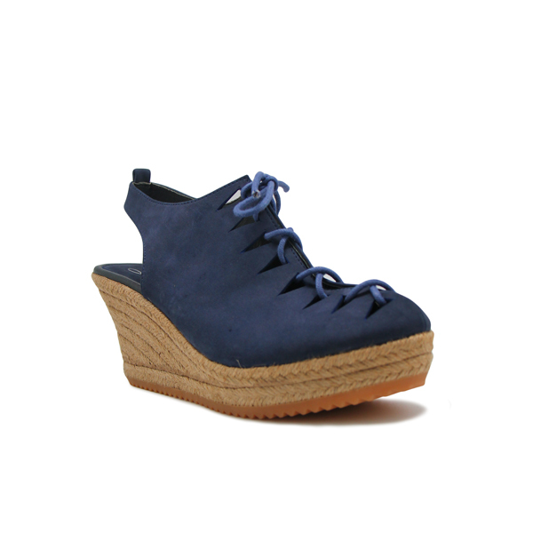 Jual Natana Shoes (WEDGES) Rosana Espadrilles - Navy Blue Nb 7cm ...