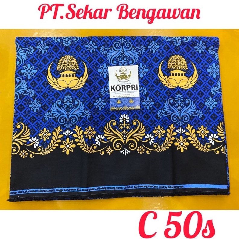 Jual KODE H2L KAIN BATIK PNS DOUBLE BORDER 5s 4s KORPRI REGISTER PNS ...