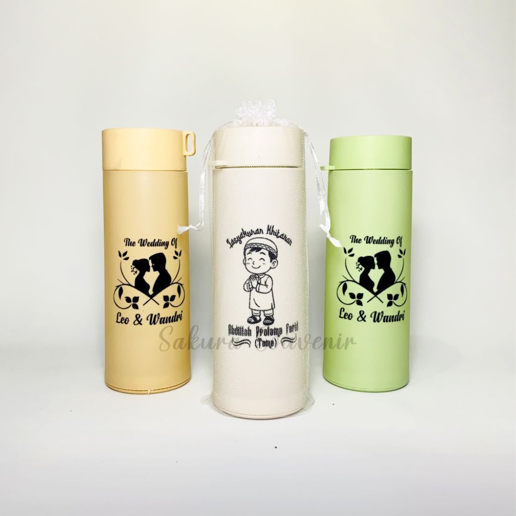 Jual Souvenir Botol Tumbler Kaktus Sablon Custom Kemasan Tile ...