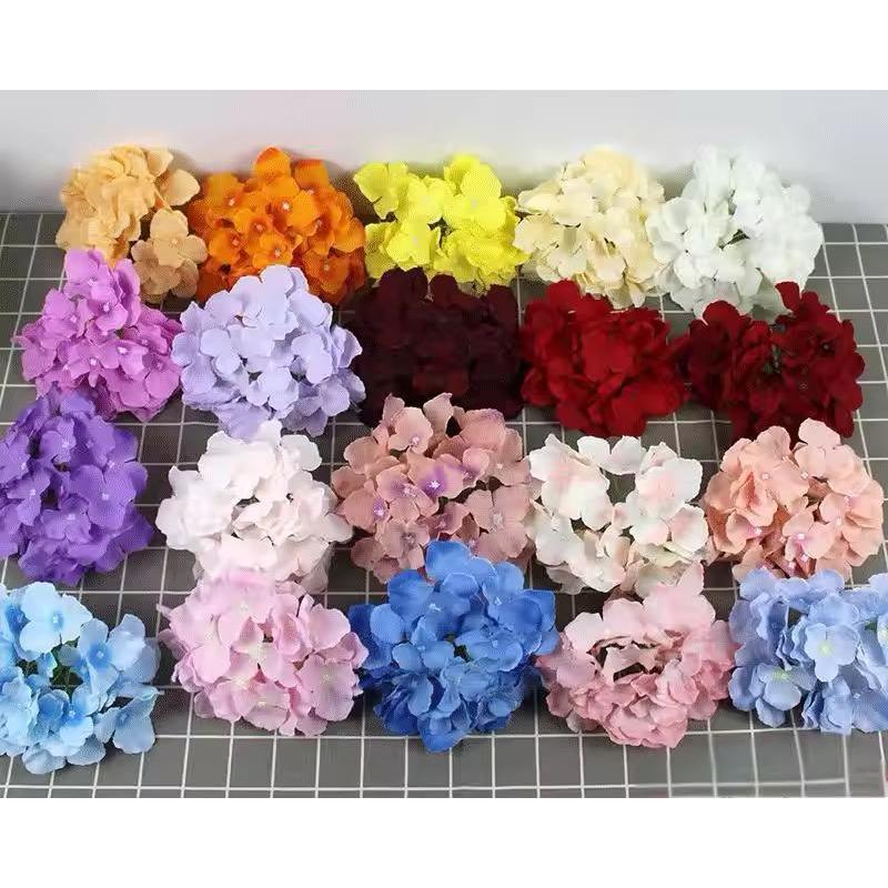 Jual Kepala Bunga Hydrangea Imitasi/Harga untuk 1 kepala bunga isi 9 ...