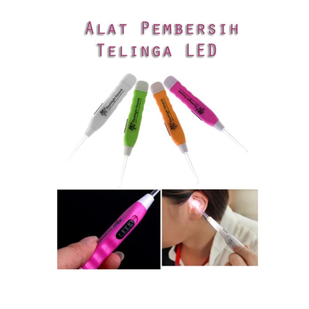 Jual Korek Kuping Alat Pembersih Telinga Earpick Dengan Lampu LED Untuk ...